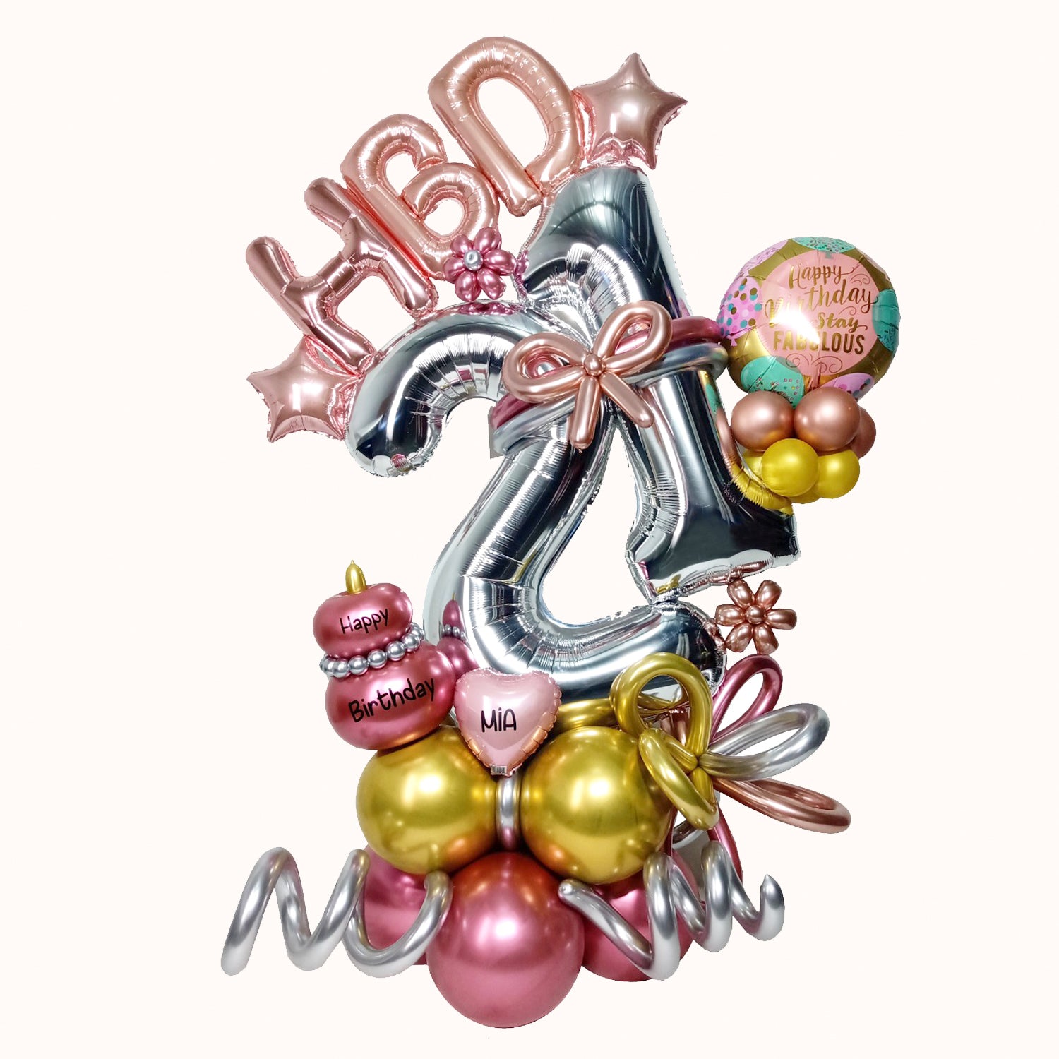 Mural HBD Numbers – Globilandia Perú